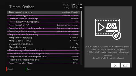 [discussion] separate `recording settings` and `timer settings` · issue