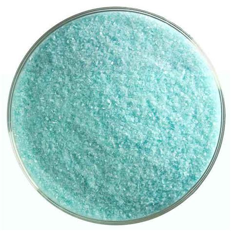 Artistry In Glass Bullseye Frits And Powders Turquoise Blue Opal Frit
