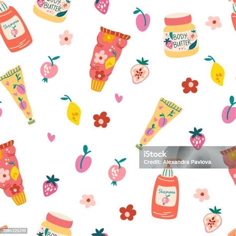 바디 크림 매끄러운 패턴 손으로 그린 화장품 포장 세럼 크림 피부 영양소 케어 트리트먼트 화장품 매장 직물 벽지 및 스크랩북에