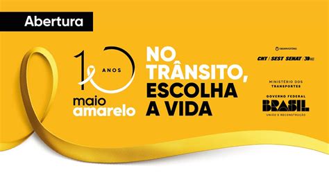 Lançamento da campanha Maio Amarelo 2023 YouTube