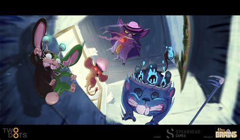 Tiny Brains Part 2 On Behance