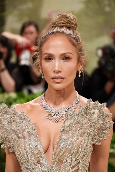Jennifer Lopez Balances Her Near See Through Schiaparelli Dress With A