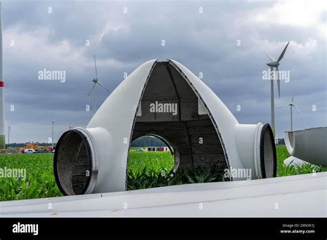 Repowering Dismantled Enercon E Wind Turbine In A Wind Farm Near