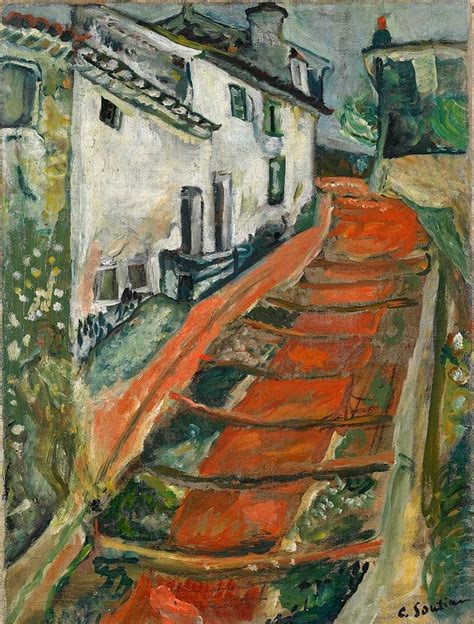 Chaim Soutine The Red Stairs At Cagnes Dipingere Idee Casa Arte Pittore