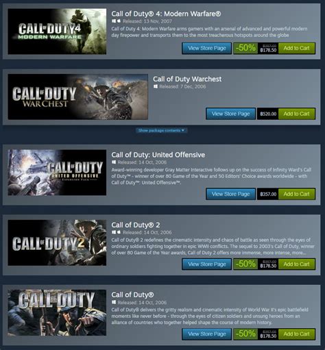 Steam กำลังจัดลดราคาเกม Call Of Duty ทุกภาคบนร้านค้าของตัวเองสูงสุดถึง