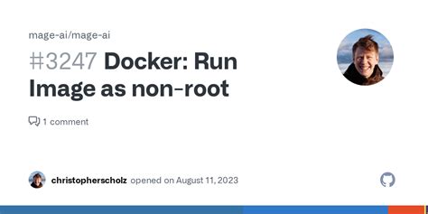 Docker Run Image As Non Root · Issue 3247 · Mage Aimage Ai · Github
