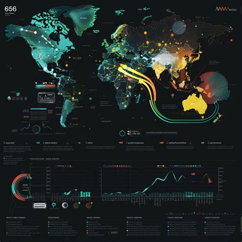 An Animated Infographic Presenting Global Population Growth Over The