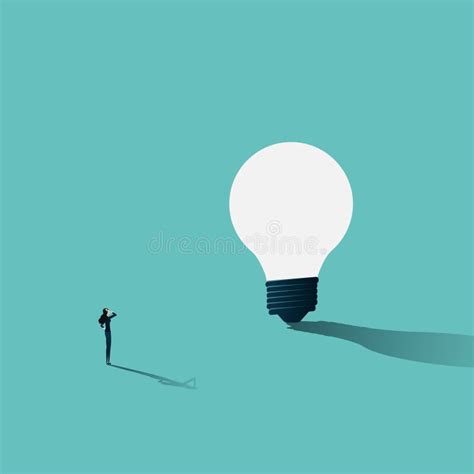 Business Idea Vector Concept Symbol Of Brainstorming Creativity Solutions And Inspiration