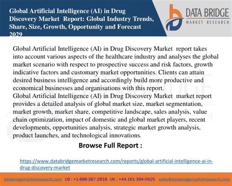 Ppt Get Deep Insights Of Artificial Intelligence Ai In Drug