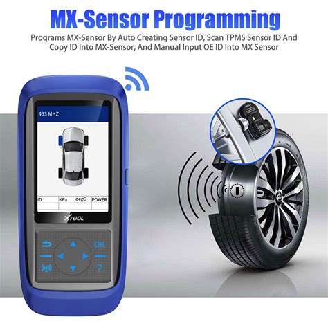 Xtool Tp150 Tire Pressure With 315and433 Mhz Sensor Monitoring System Obd2 Tpms Scanner Tool