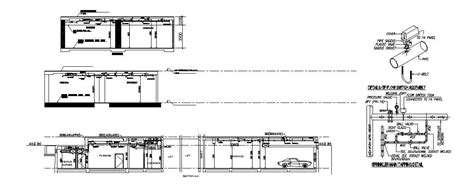 Industrial Plan Section Details And Flow Switch Assembly And Machinery
