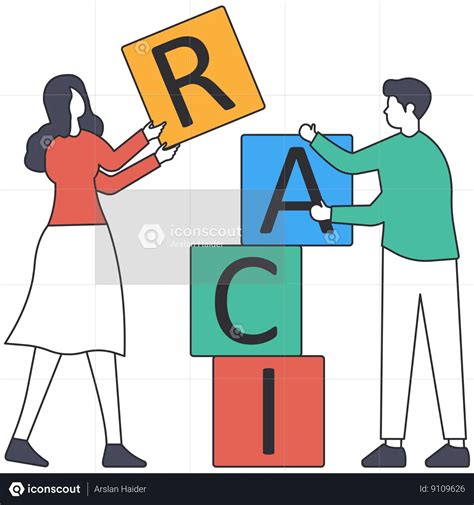 Best Man Arranging Raci Matrix Illustration Download In Png And Vector Format