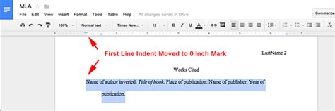 Mla Format Using Google Docs Mlaformat Org