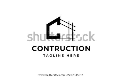 Initial Letter C Building Contruction Logo Stock Vector Royalty Free Shutterstock