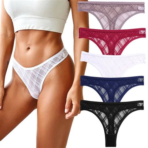 Aukuu Slip Sexy Sexy Spitzen Tanga Damenunterwäsche Slip Mit Hohem