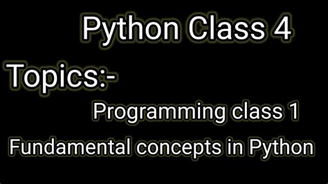 python class 4 pythonforbeginners pythonprogramming python pythonfullstack programming