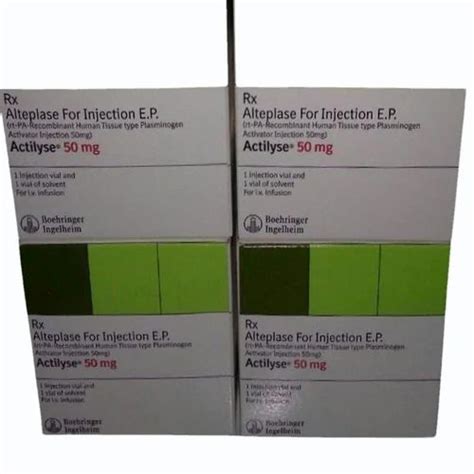 50mg Alteplase Actilyse Injection At ₹ 45000 Piece Nagpur City