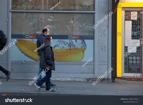 Belgrade Serbia January 1 2022 Couple Stock Photo 2186722919 Shutterstock