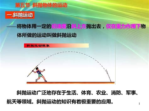 高中物理课件 粤教版高中物理必修2《斜抛物体的运动》课件最新word文档在线阅读与下载免费文档