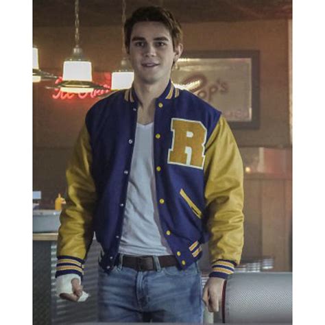 Archie Andrews Costume Riverdale High School Letterman Jacket