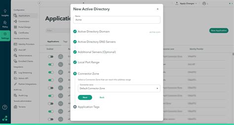 Active Directory Application