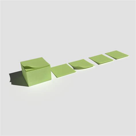 Sticky Notes 3d Model