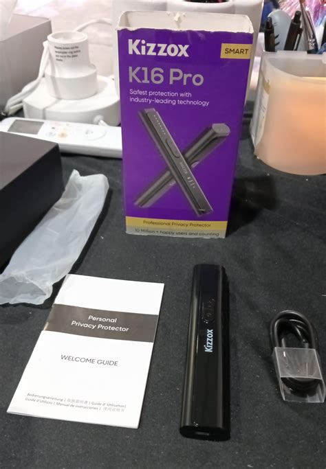 Detector De Cámaras Ocultas K16 Pro Antiespía Rf Y Magnético Para Gps Y Micrófonos Ideal