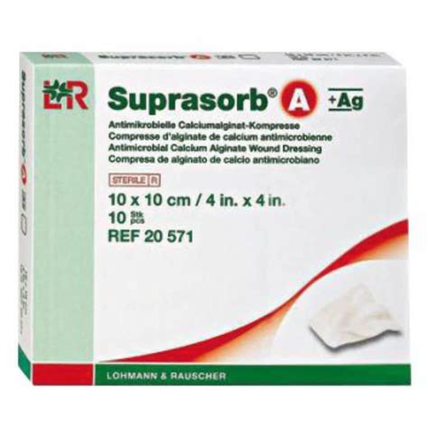 Lohmann & Rauscher Suprasorb A + Ag Kompressen | DocCheck Shop