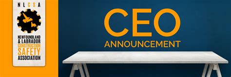 ceo announcement newfoundland and labrador construction safety