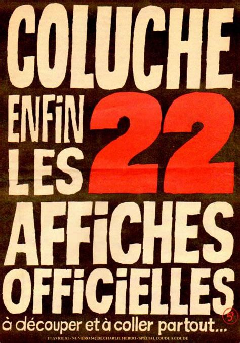 Charlie Hebdo Hors Série 542 Bis Spécial Coluche par Siné 1er