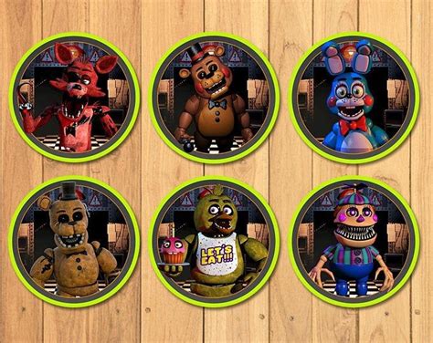 Five Nights At Freddys Happy Birthday Sign Fnaf Birthday Banner 5