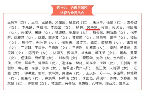 喜讯｜恒生所吴午东、陈琪璋等四名律师获选第十二届广东省律师协会专业委员会委员广东恒生律师事务所