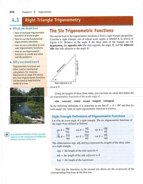 Solution Trigonometry Right Triangle Trigonometry Studypool