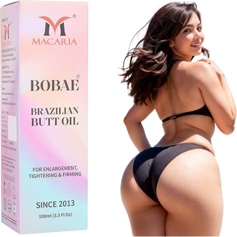Macaria Brazilian Butt Booty Bum Hips Oil Hip Oil Enhancers
