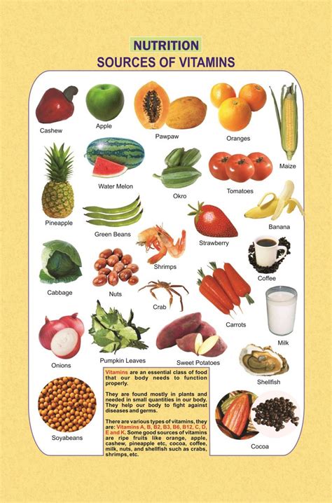 Sources Of Vitamin West African Book Publishers Limited