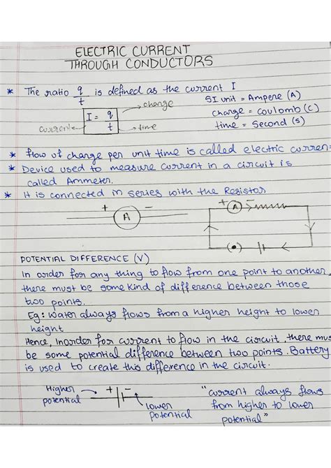Solution Physics Electric Current Through Conductor Studypool