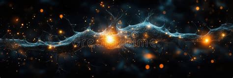 Neural Networks Complex Interconnected Patterns Inspired By Brain Neurons For Ai Branding Stock