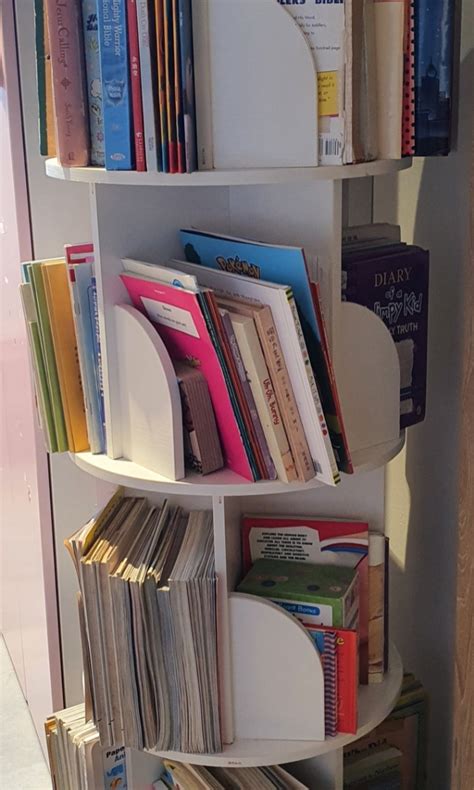 Rotating Bookshelf Furniture And Home Living Furniture Shelves
