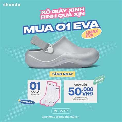 Shondo I XỎ GiÀy Xinh Rinh QuÀ CÙng Shondo Trung Tâm Thương Mại Aeon Mall Bình Dương Canary