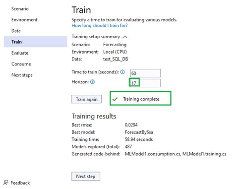 Forecasting Training Error With Message Overflow When Setting Horizon 18 For Data Source