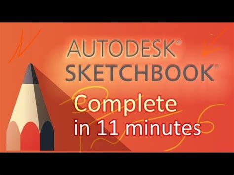 Autodesk SketchBook Tutorial For Beginners In 11 MINUTES Autodesk Sketchbook Tutorial
