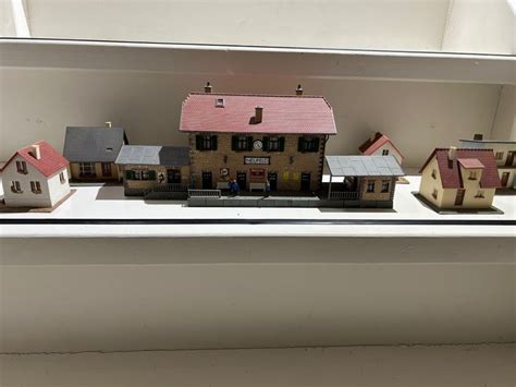 Faller Pola H0 663 Modeltreingebouwen 6 Gebouwen Kavel Met