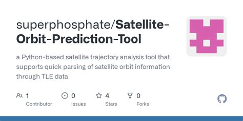 Github Superphosphatesatellite Orbit Prediction Tool A Python Based