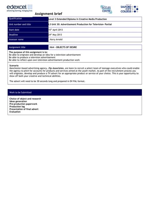 Assignment Brief Doc