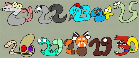 My Number Lore 21 30 By Fluffyiscool2022 On Deviantart