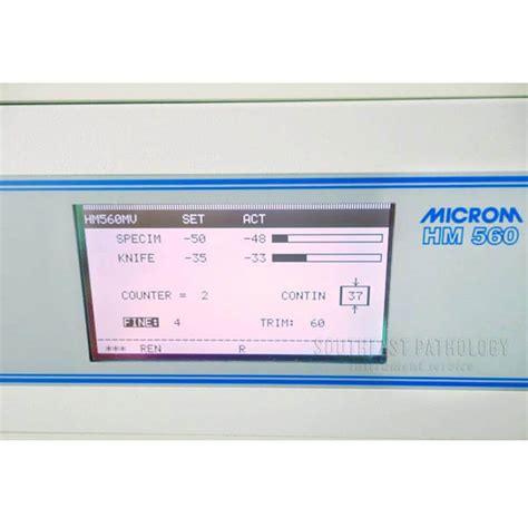 Refurbished And Used Microm Hm 560 Cryostat Southeast Pathology