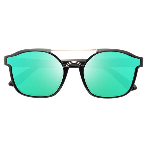 Abstract 2 Designer Inspired Flat Lens Color Mirror Sunglasses Cosmiceyewear