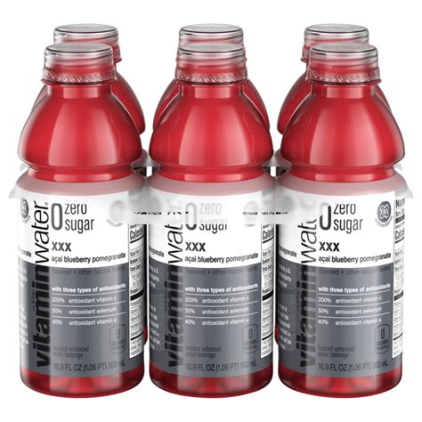 Save On Vitaminwater Zero Sugar Xxx Acai Blueberry Pomegranate Enhanced