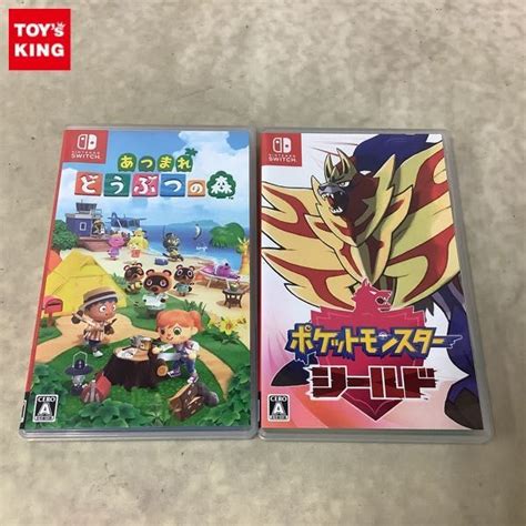 1円〜 Nintendo Switch ソフト ポケットモンスター シールド あつまれどうぶつの森ニンテンドースイッチソフト｜売買された