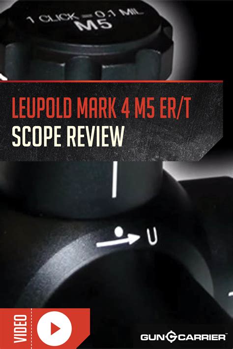 Product Review Leupold Mark 4 M5 Ert Scope